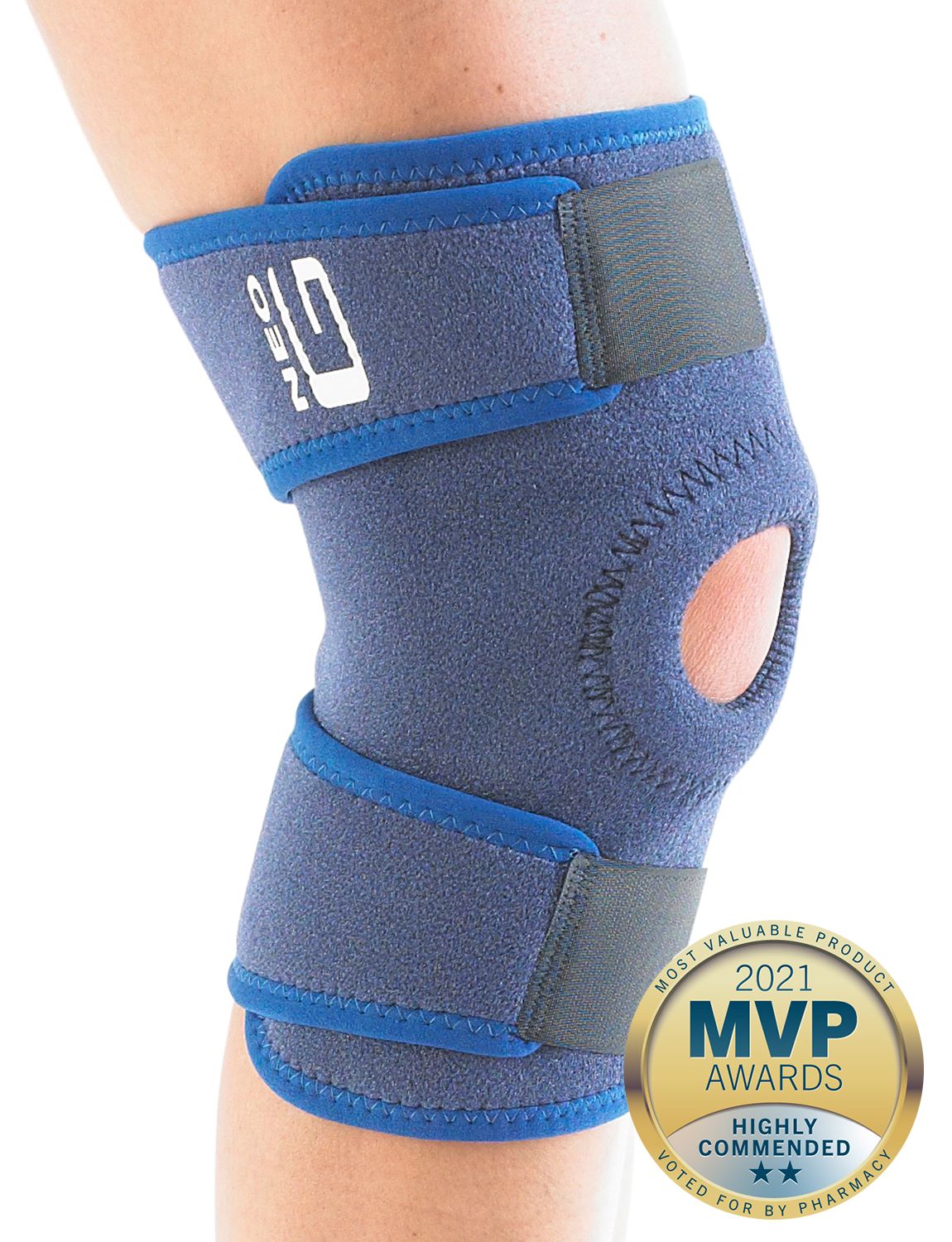 Knee Brace Logo Knee Support Open Patella Brace With Straps | Secure