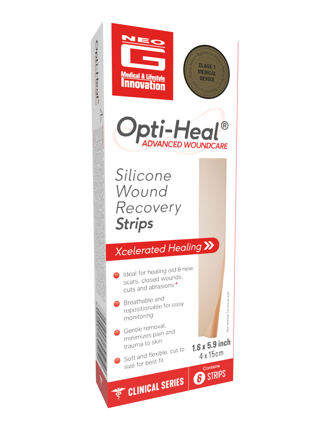 Silicone Scar & Wound Recovery Strips – Neo G UK